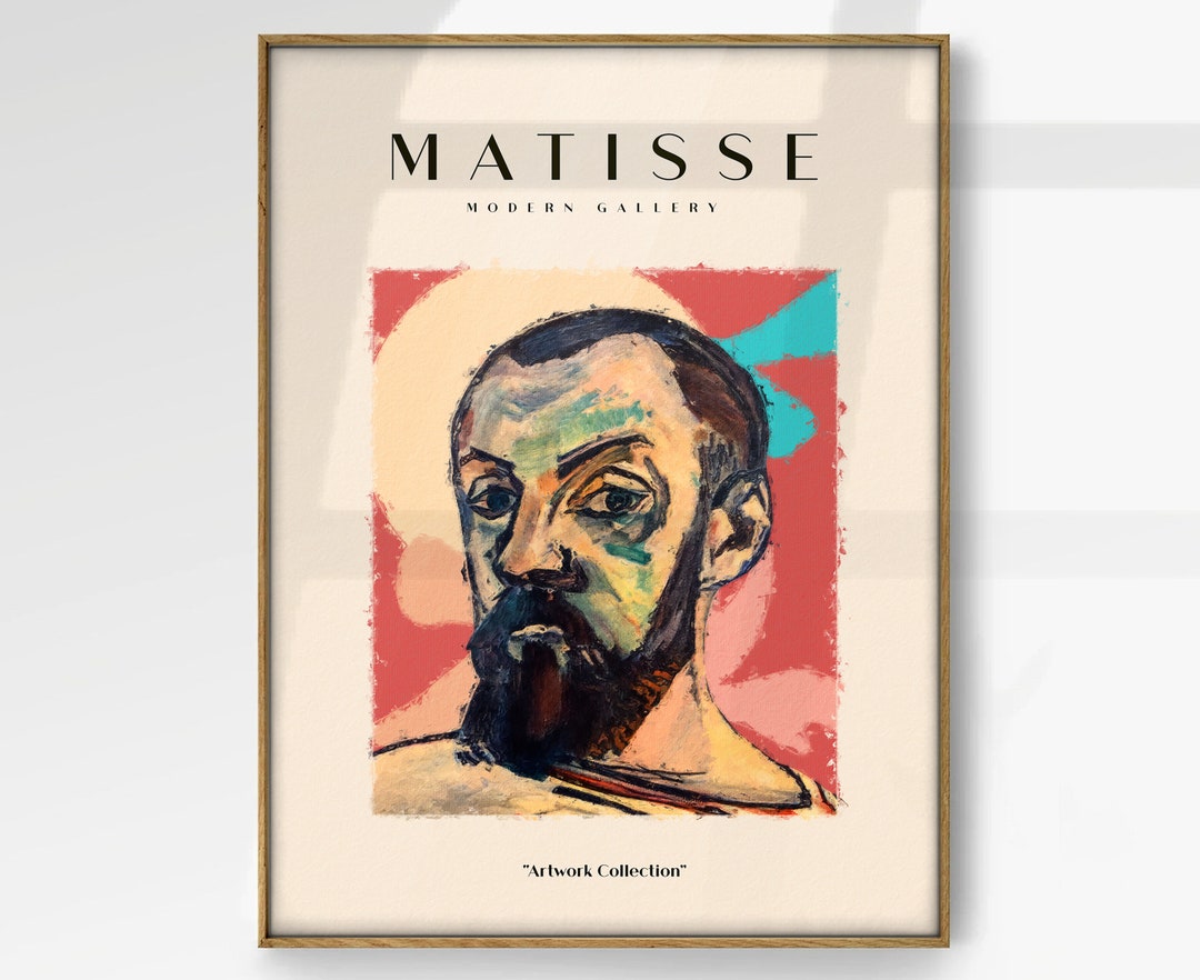 Matisse Man Poster Famous Painting Museum Art Gallery - Etsy