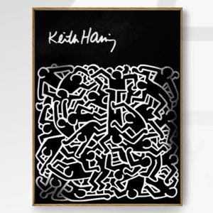 Keith Haring Party of Life Poster Keith Haring Dancer Print - Etsy