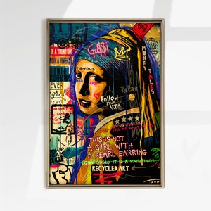 Mona Lisa Pop Art Print, Famous Poster, Iconic Pop Art, Graffiti Art ...
