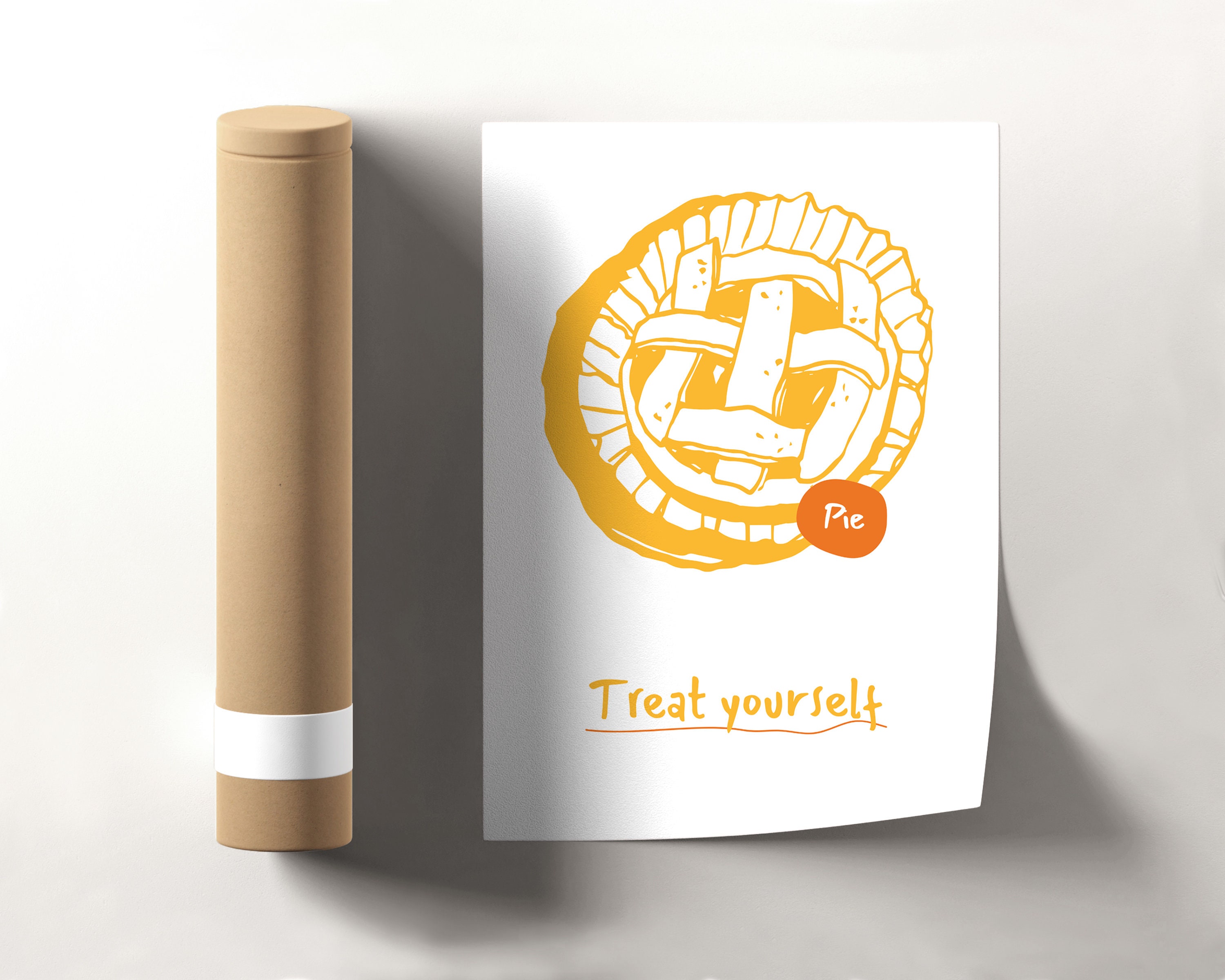 Pie Poster Food Print Food Themed Art Modern Kitchen Decor - Etsy