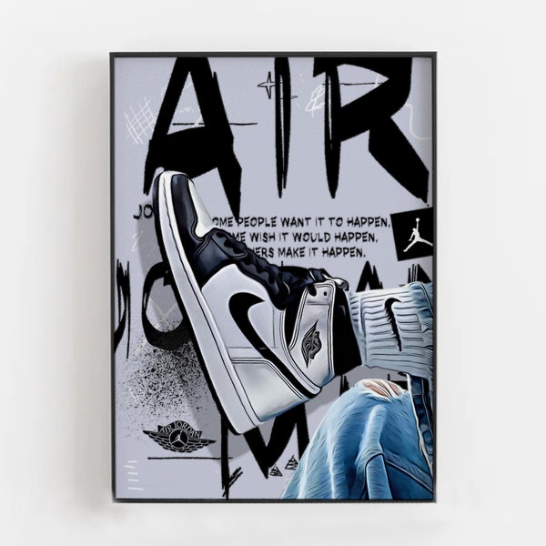 Air Jordan Pop Art - Etsy
