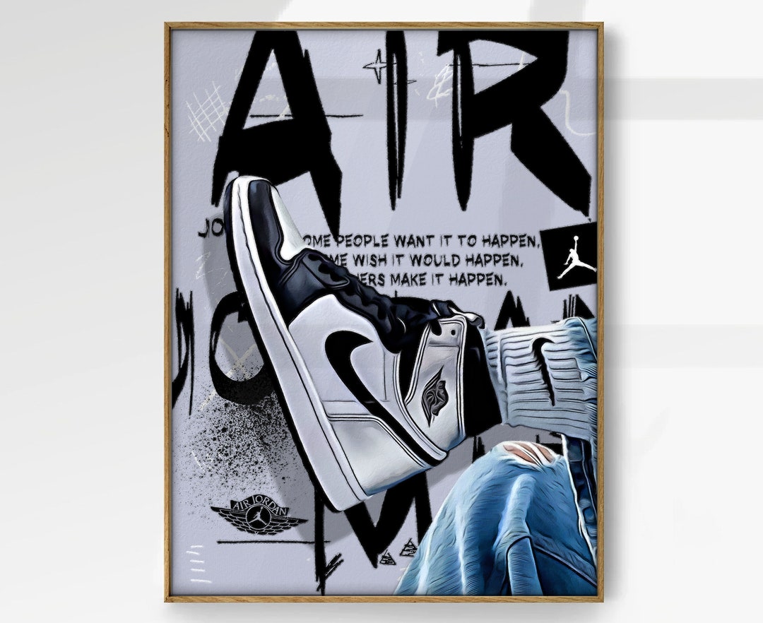 N.i.k.e Air Jordan, Poster, Love Sneaker, Sport Poster, Air Jordan ...