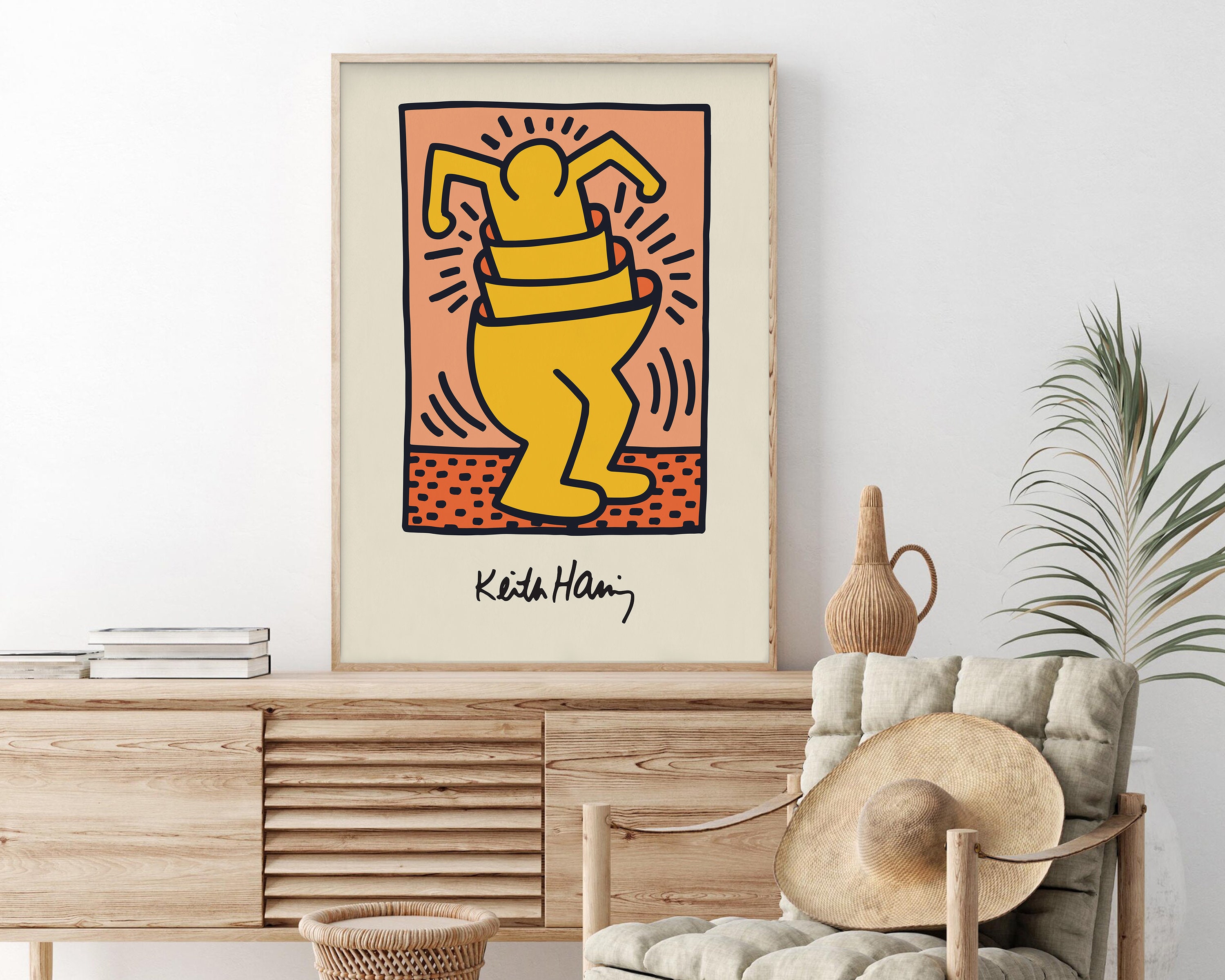Keith Haring Wall Art Print Modern Art Poster Colorful - Etsy