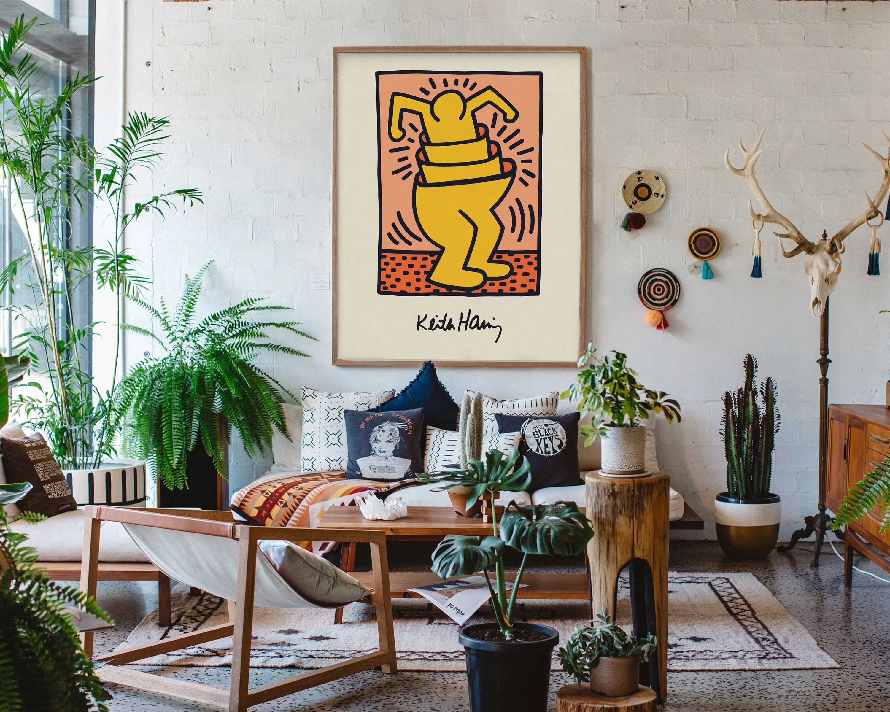 Keith Haring Wall Art Print Modern Art Poster Colorful - Etsy