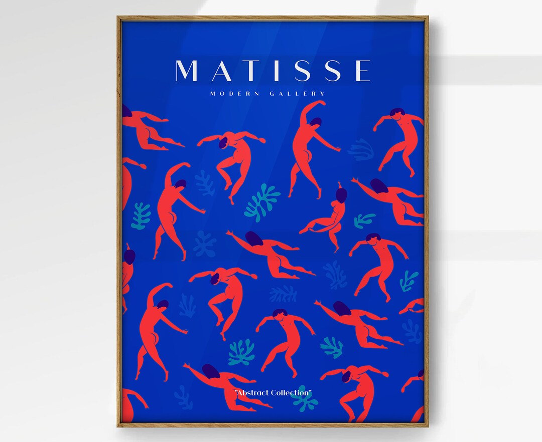 Cartel de danza de Matisse, arte abstracto, impresión de arte de pared ...