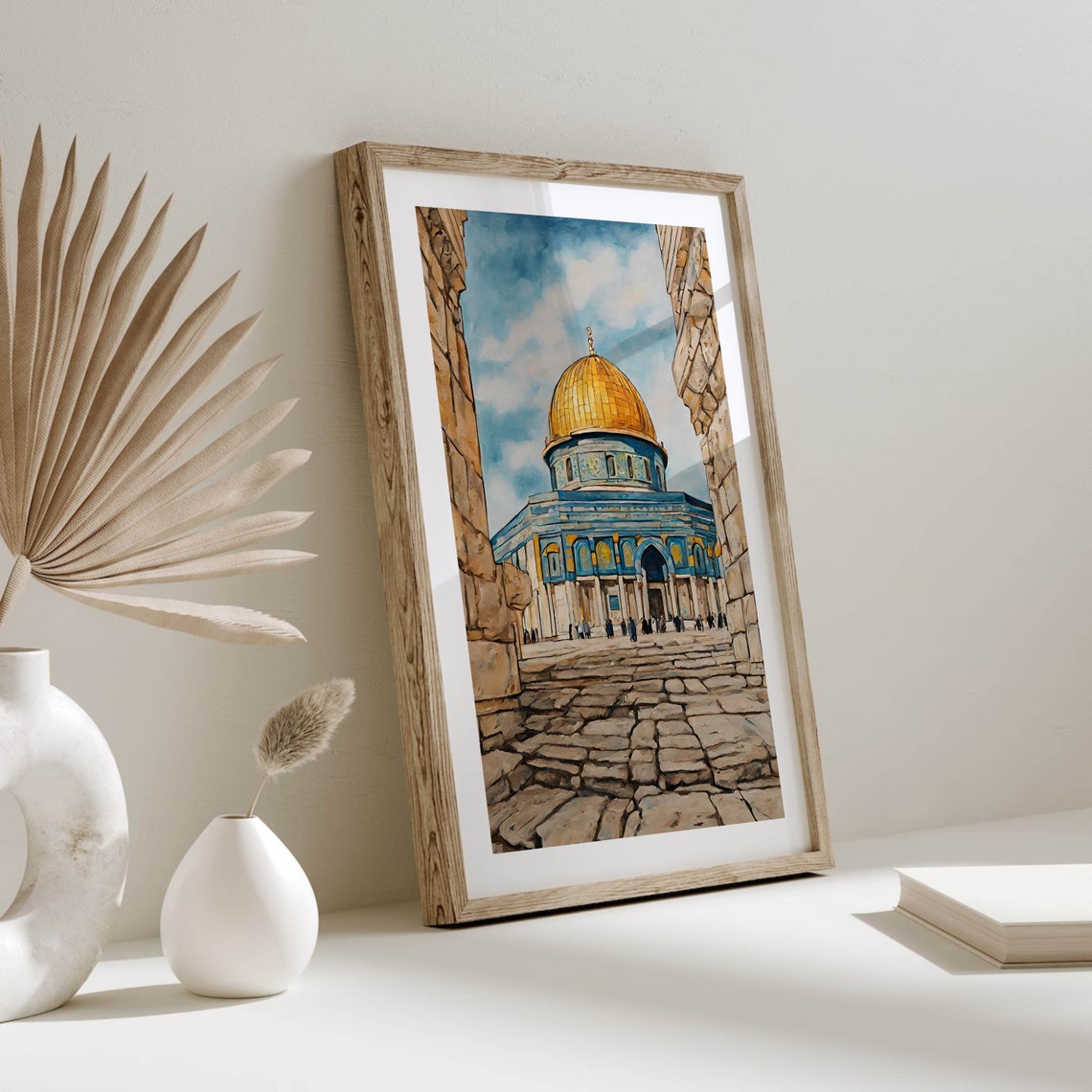 Masjid Al-aqsa Watercolor Painting, Palestine Painting, Palestine Wall ...