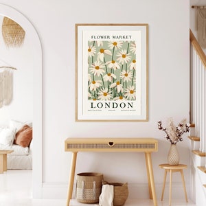 Flower Market Poster, Flower Market Prints, Digital Download, London ...