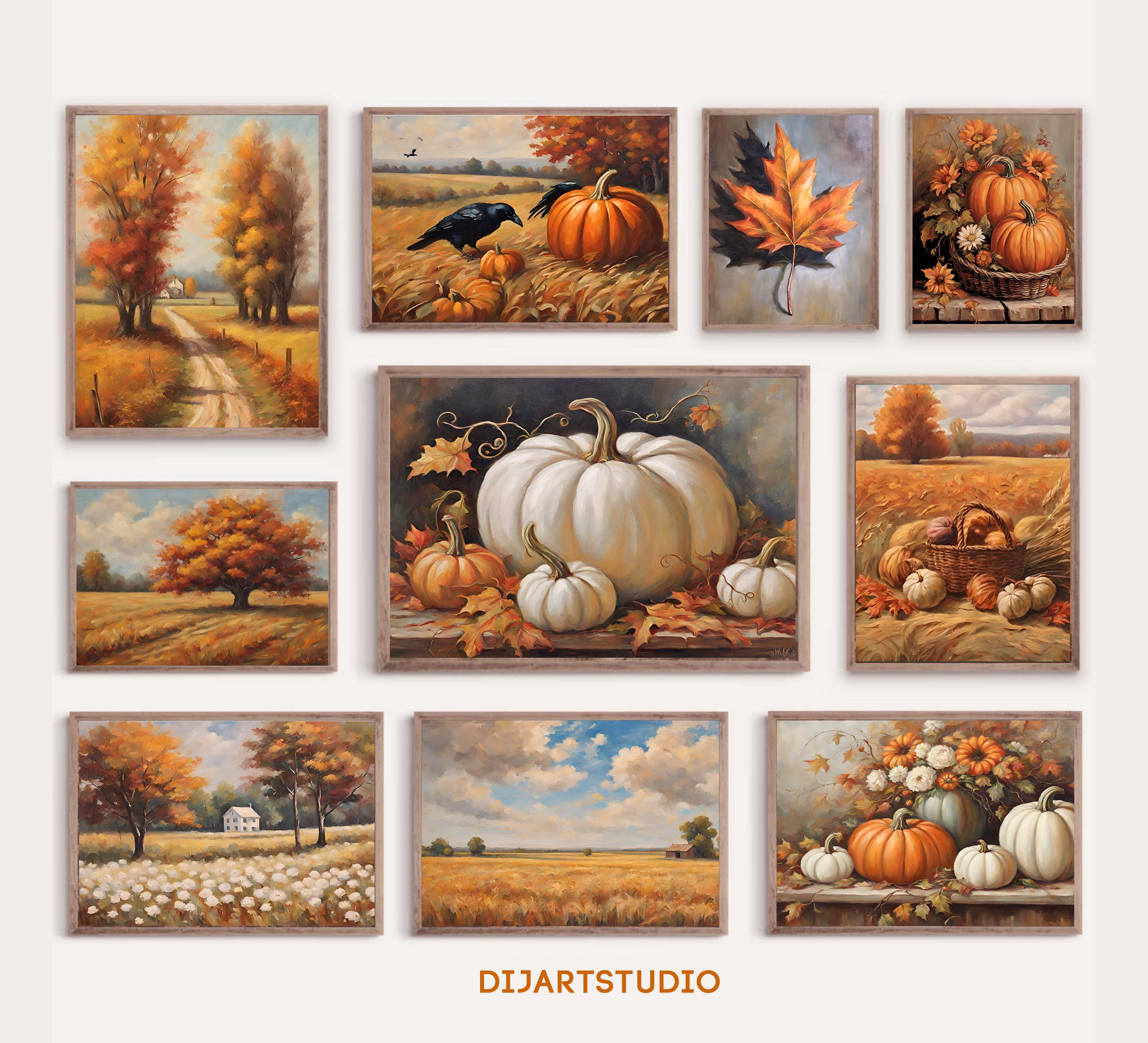 500 Vintage Gallery Poster, MEGA FALL PACKAGE , Eclectic Wall Art ...