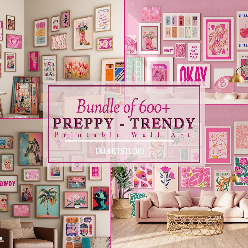 Preppy Posters - Etsy
