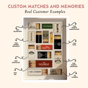 CUSTOM MATCHBOOK ART | Personalized Digital Matchbox Gift | Large ...