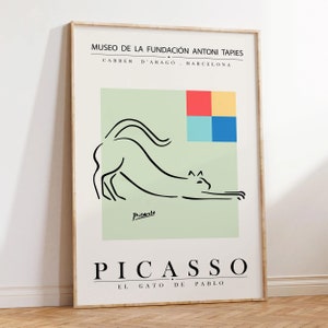 Picasso Exhibition Poster Set of 3: One Line Art (digital Download) - Etsy