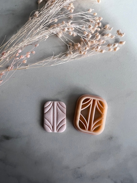 Art Deco Rectangle Shape Polymer Clay Jewellery Cutter - Etsy UK