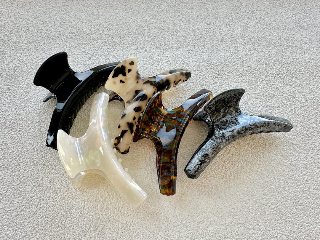 Acetate Hair Clip,hair Clamp for Woman,claw for Long Hair,hair Jewelry ...