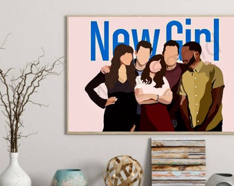 Poster New Girl Loft - Etsy