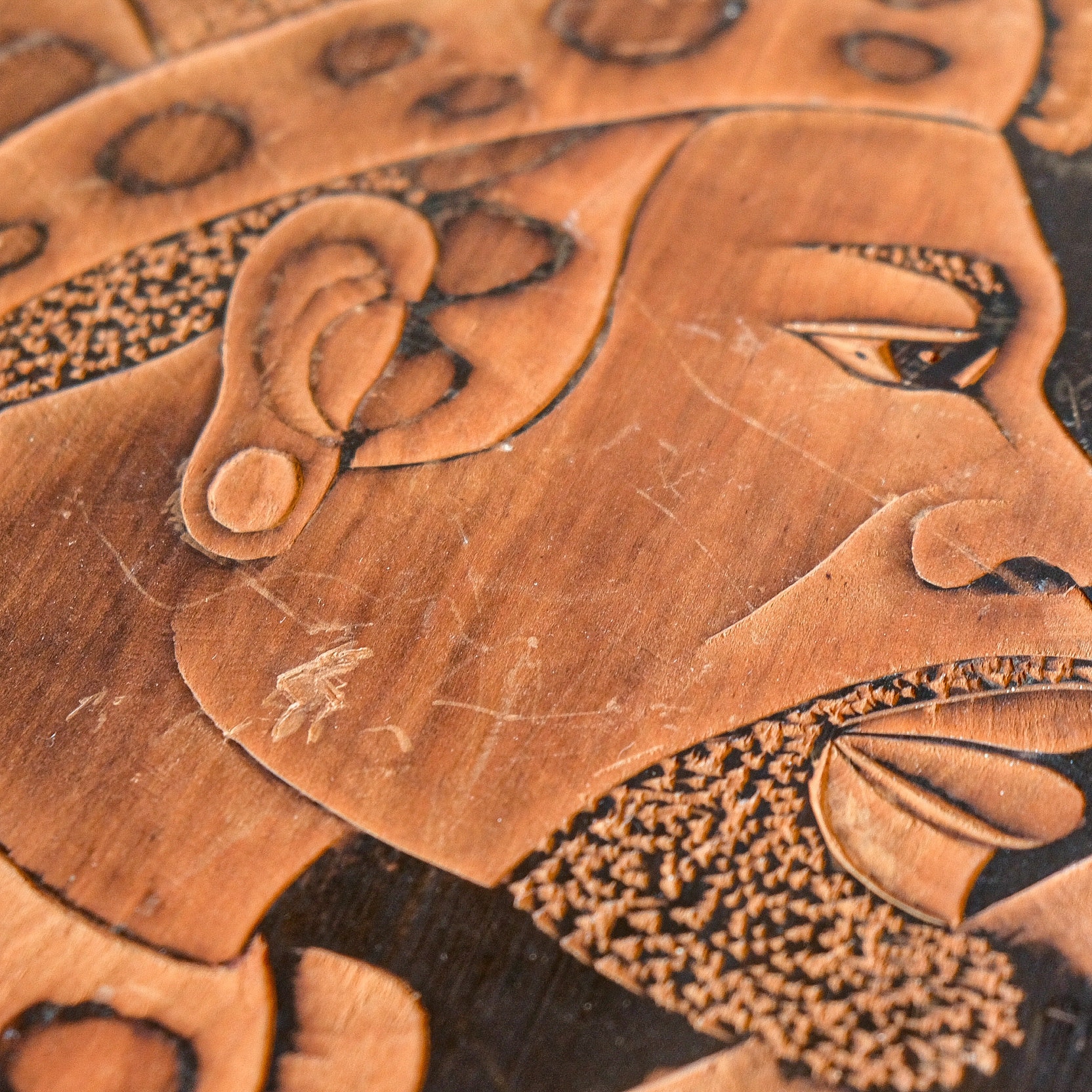 Vintage Pyrography of African Man Art/wood Burned Wall Hanging - Etsy