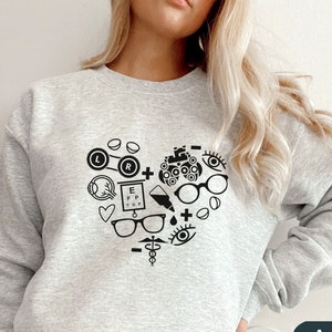 Optician Giftoptometrist Sweateroptometry Shirtvalentines - Etsy Canada