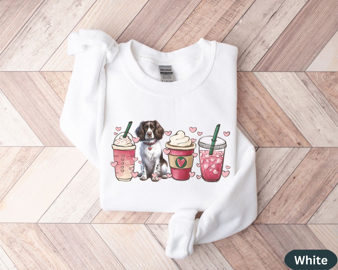 Springer Spaniel Dog Person Valentine Sweatshirt,dog Shirt for People ...