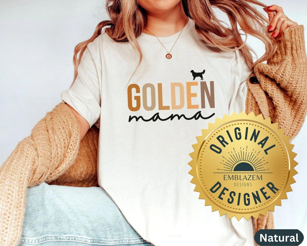 Golden Retriever Gift, Golden Retriever Shirt, Golden Mama Shirt, Golden Mom Shirt, Dog Mom ...