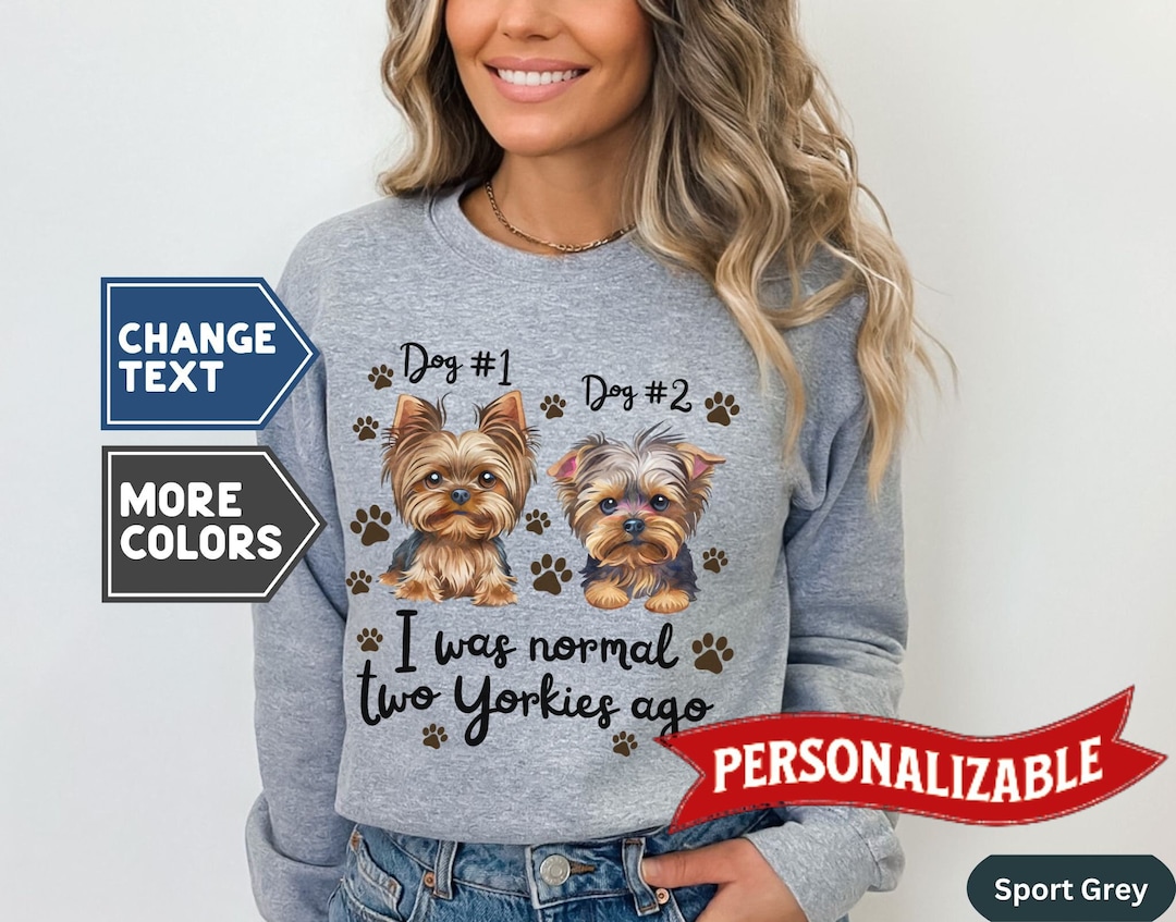 CUSTOM Funny Yorkie Gifts, Yorkie Shirt,yorkshire Terrier,yorkie Mom ...
