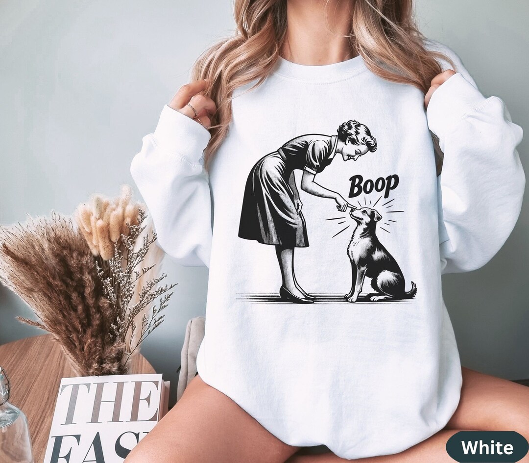 Funny Dog Boop Dog Person Gift Vintage Dog Shirt for People, Gifts for ...
