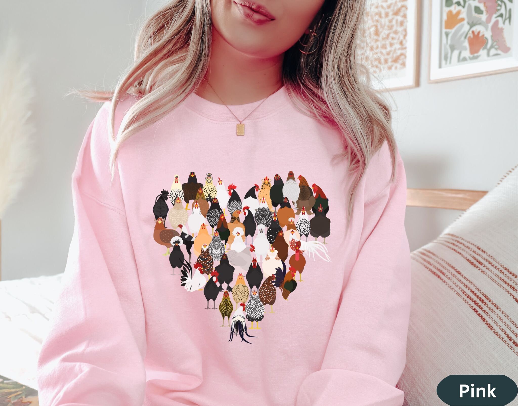 Cute Chicken Shirt,chicken Sweatshirt,chicken Gifts,chicken Sweat Shirt ...