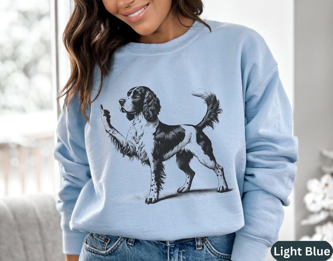 Rude Springer Spaniel Sweatshirt, Asshole Dog Shirt, Dog Person Shirts ...