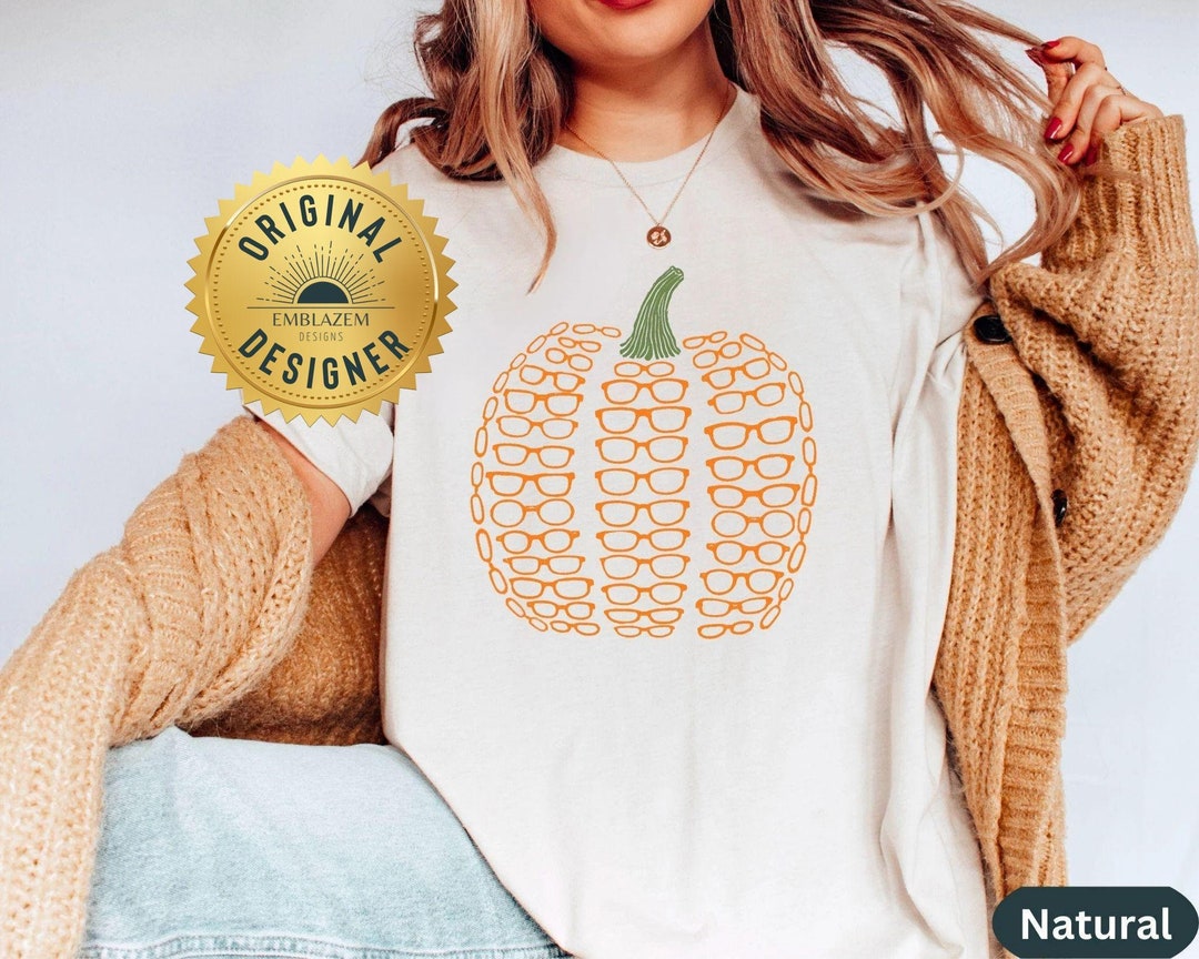 Halloween Pumpkin Optometry Shirt, Cute Optometrist Shirt for ...