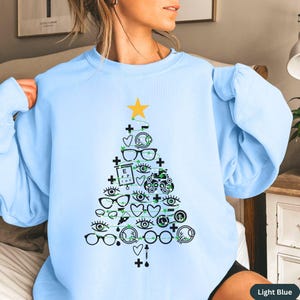 Optometry Christmas Sweatshirt, Optometry Person Shirt, Opto Symbols ...