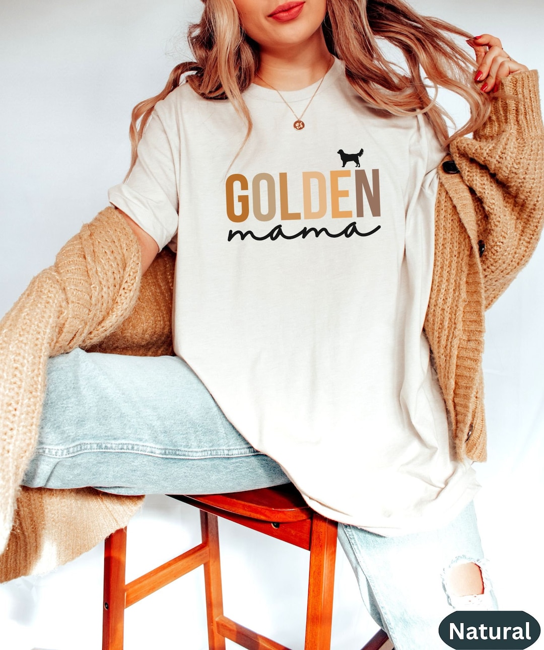 Golden Retriever Gift, Golden Retriever Shirt, Golden Mama Shirt, Golden Mom Shirt, Dog Mom ...