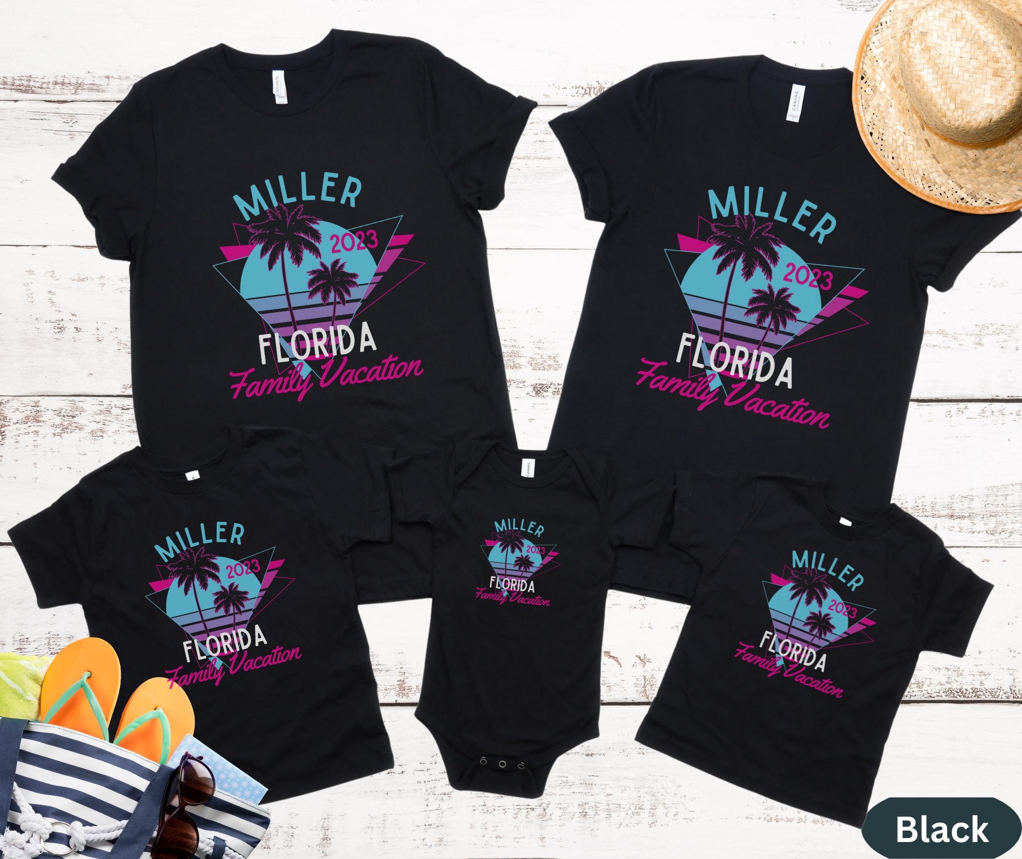 Florida 2023 Custom Family Shirts,Family Matching Tees,Custom Family ...