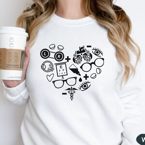 Optician Giftoptometrist Sweateroptometry Shirtvalentines - Etsy Canada