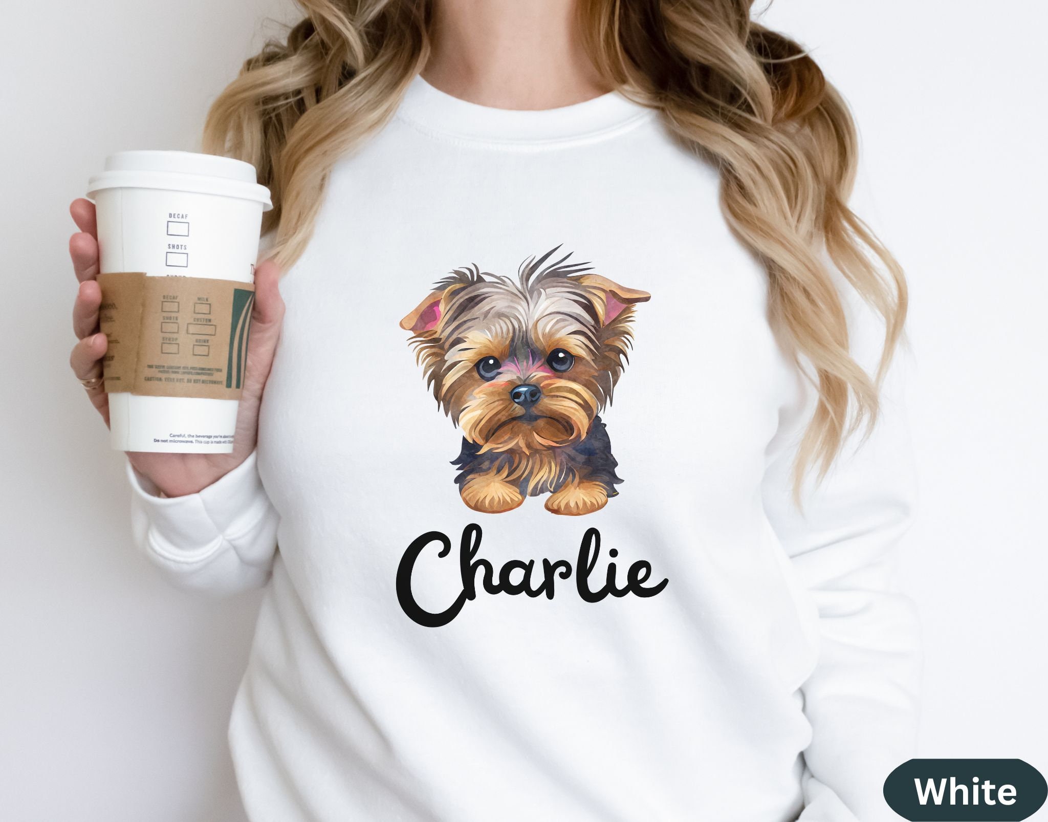 Custom Yorkie Shirts Yorkie Mom Shirt Dog Name Sweatshirt - Etsy