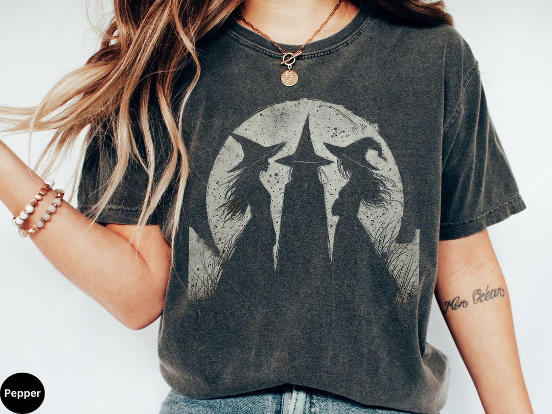 Witch Halloween Shirt, Spooky Witches Shirt, Comfort Color T-shirt ...