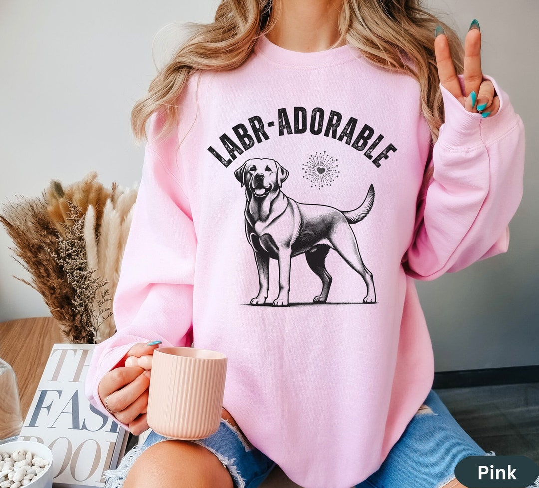 Vintage Labrador Retriever Person Sweatshirt Funny Dog Shirt for People ...