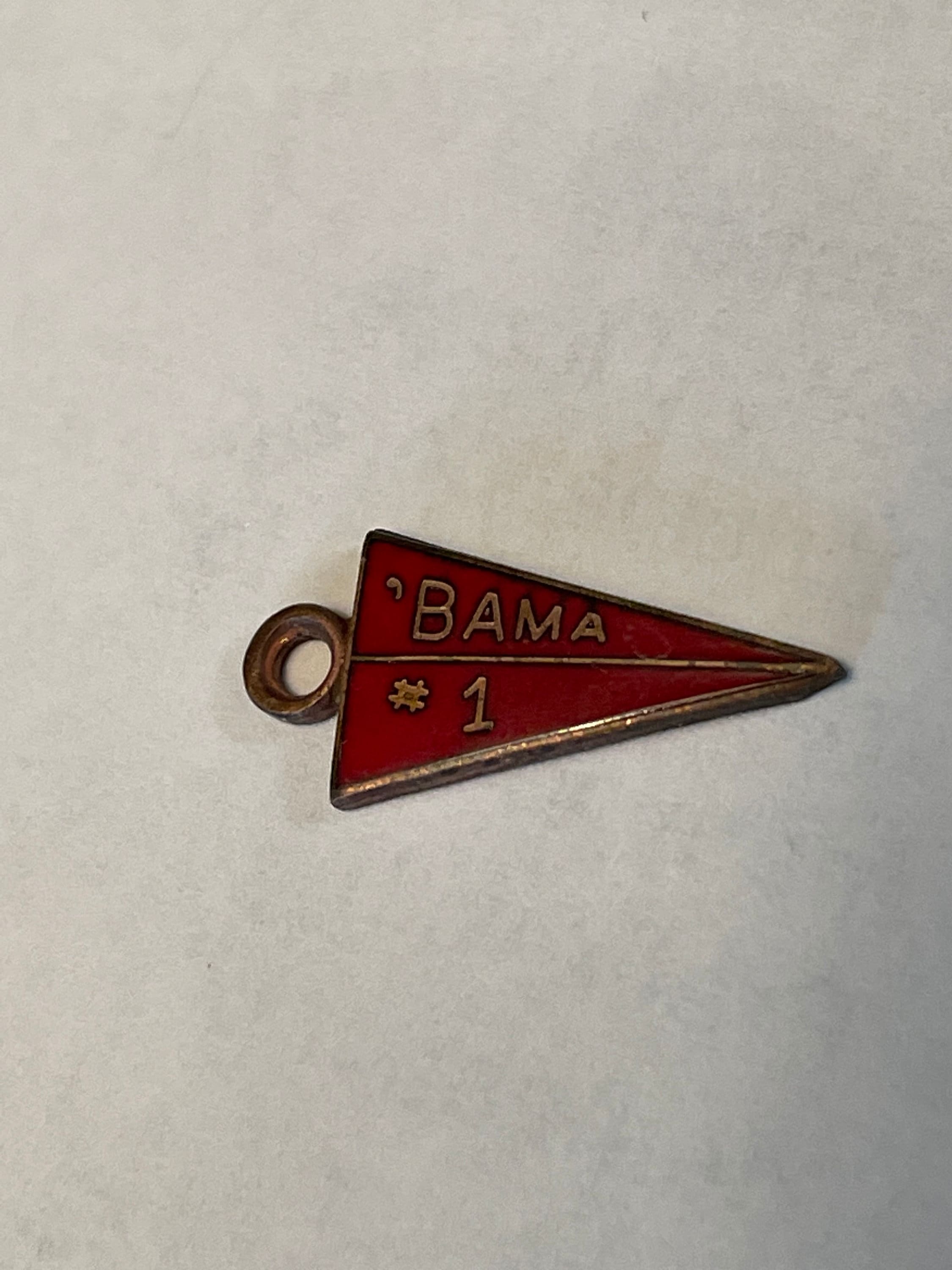 University of Alabama Pennant Charm for Bracelet - " 'bama #1 " - Etsy