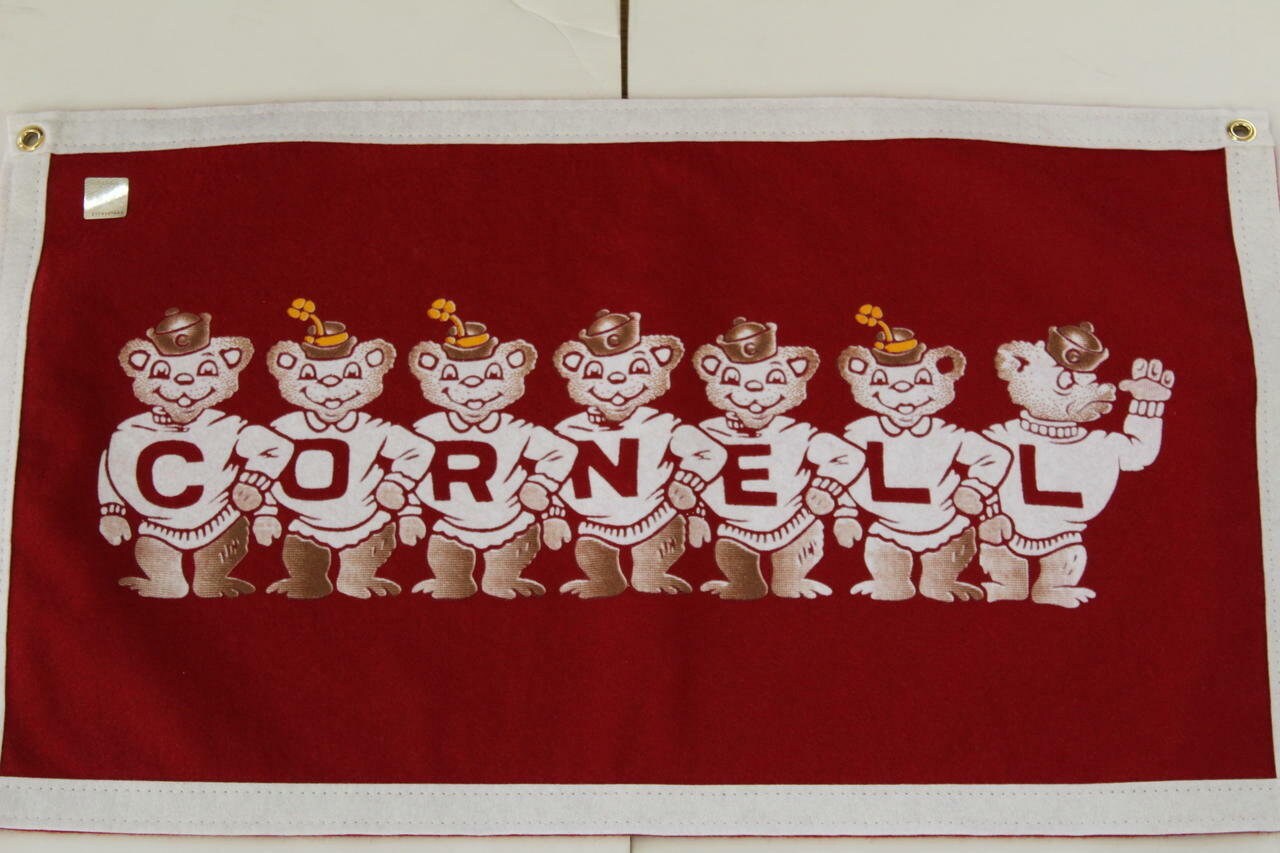 Cornell University Felt Banner With Bears - Etsy