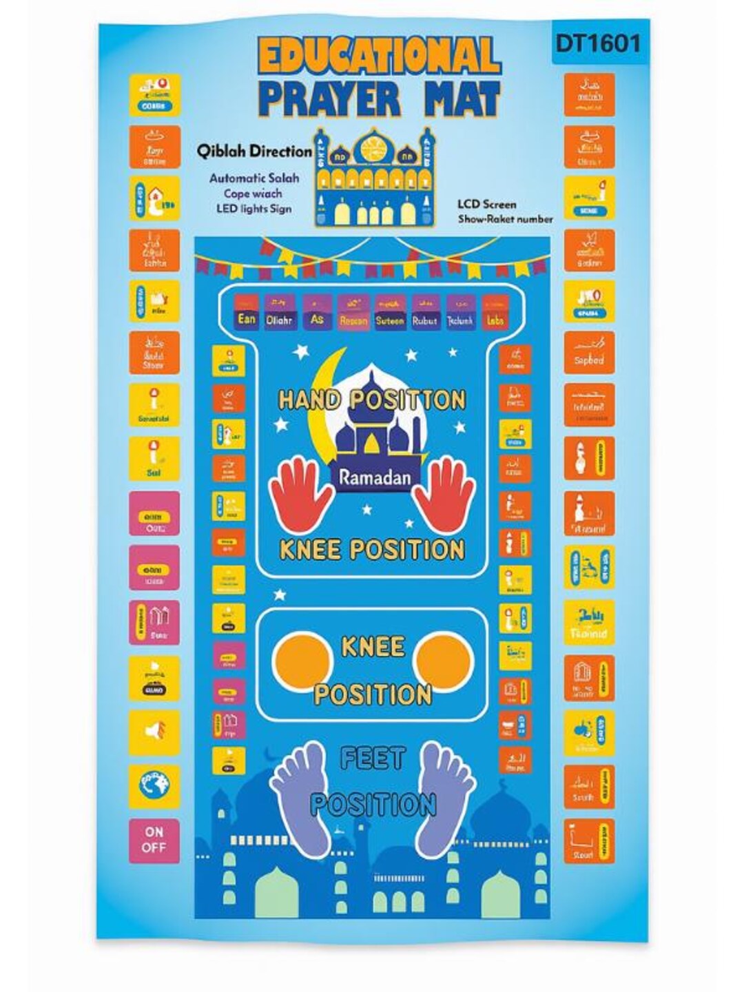 Interactive Talking Prayer Mat: Islamic Learning Gift for Kids - Etsy