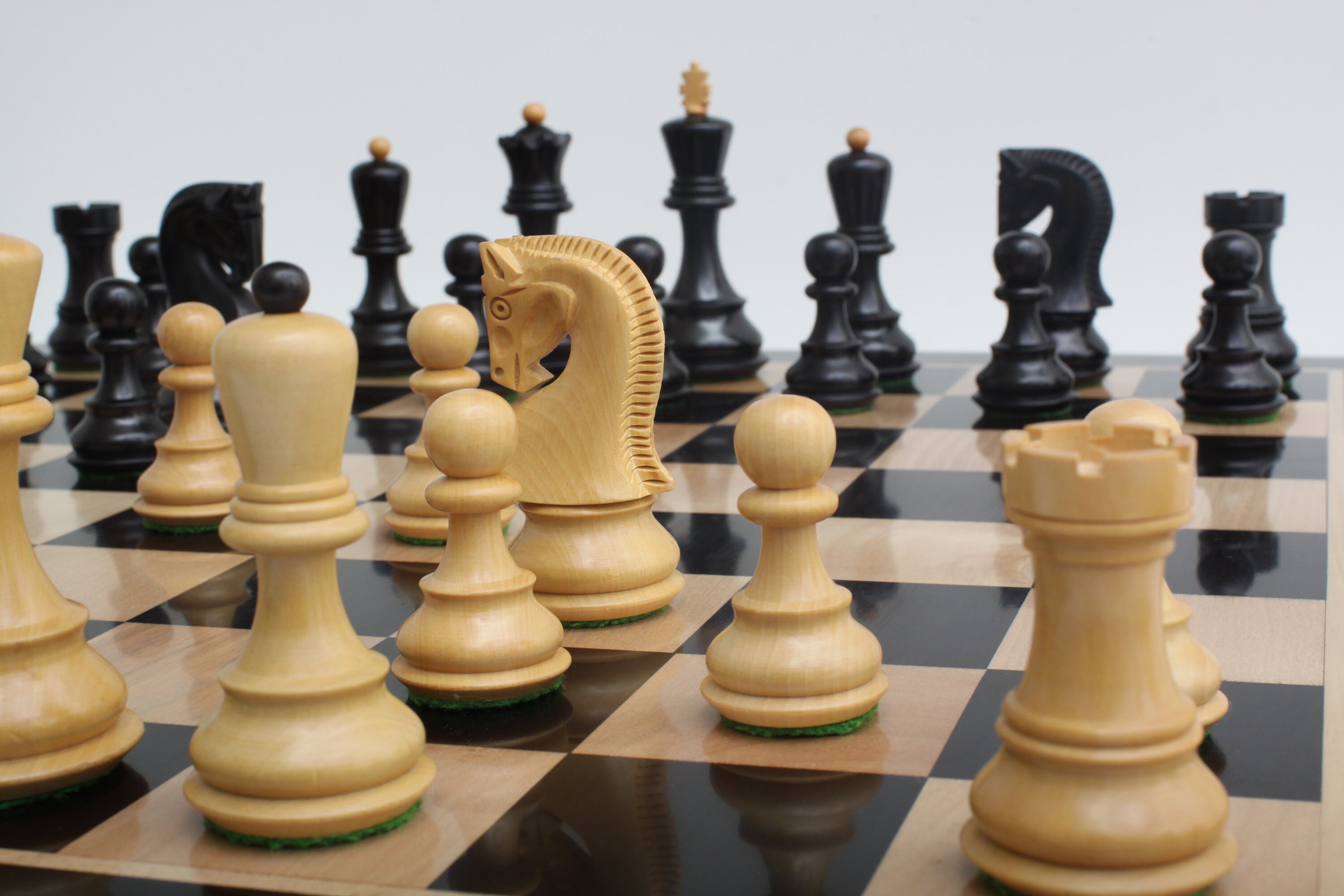 Zagreb '59 Series Chess Pieces Ebonized Boxwood 3.7 King - Etsy