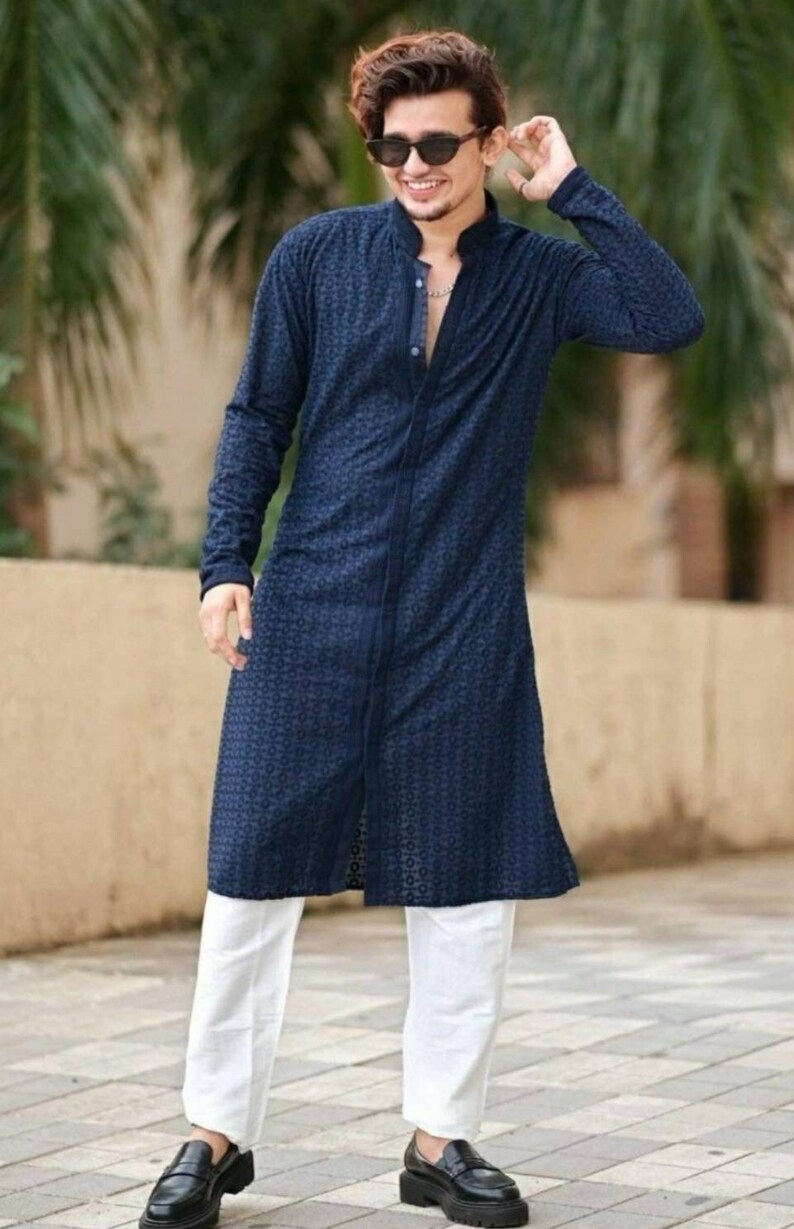 Mens Kurta Handmade Kurta Men Outfit Kurta Unique Kurta - Etsy