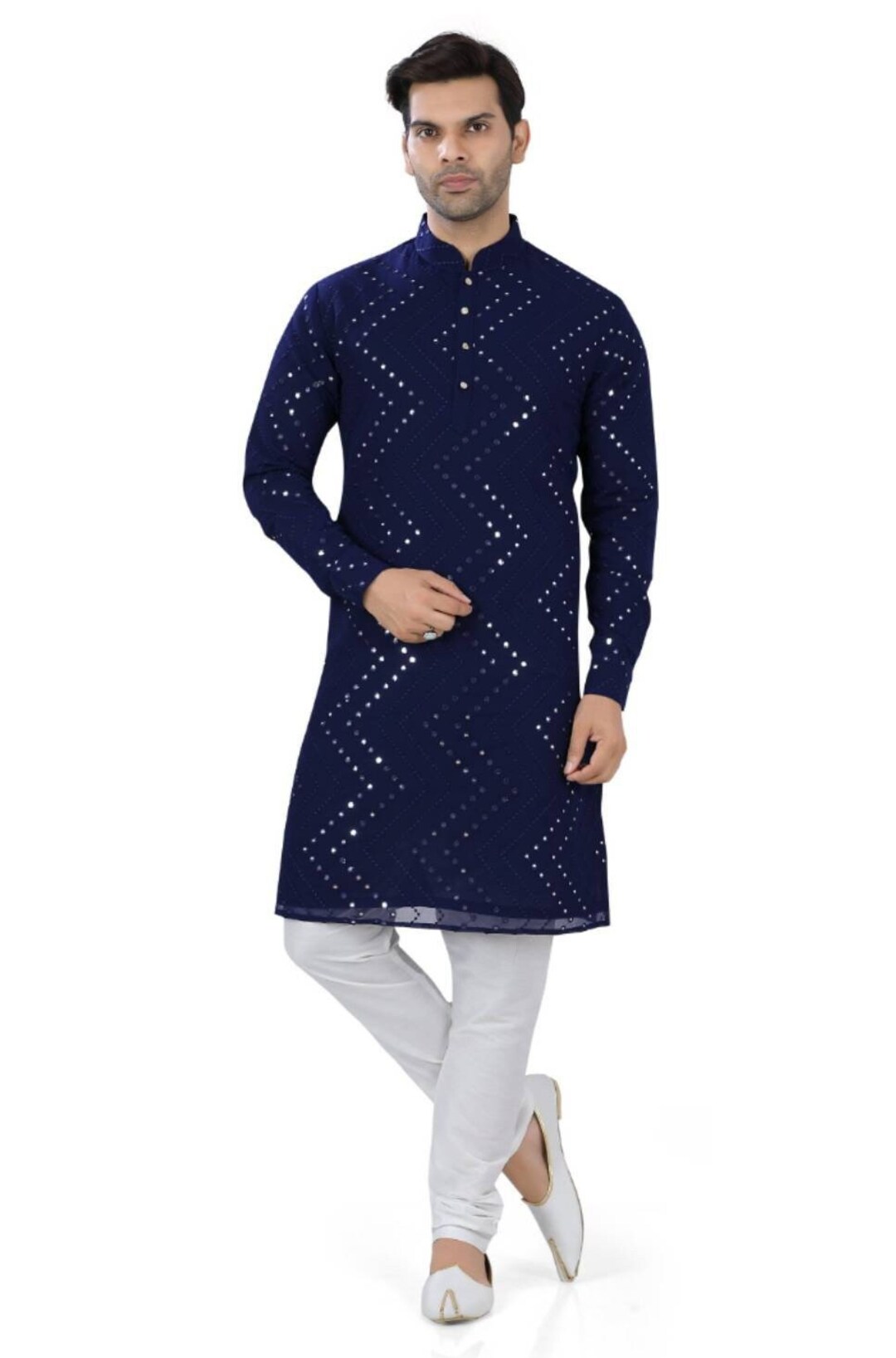 Mens Kurta, Mens Indian Kurta,mens Mirror Work Kurta, Kurta for Mens ...
