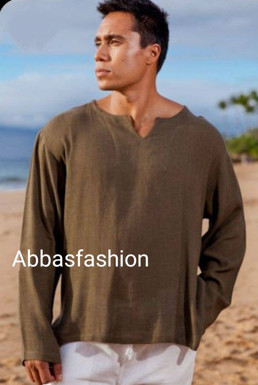 Men Linen Kaftan SPA MAN Black Coolloose Fit Tunic for Men - Etsy