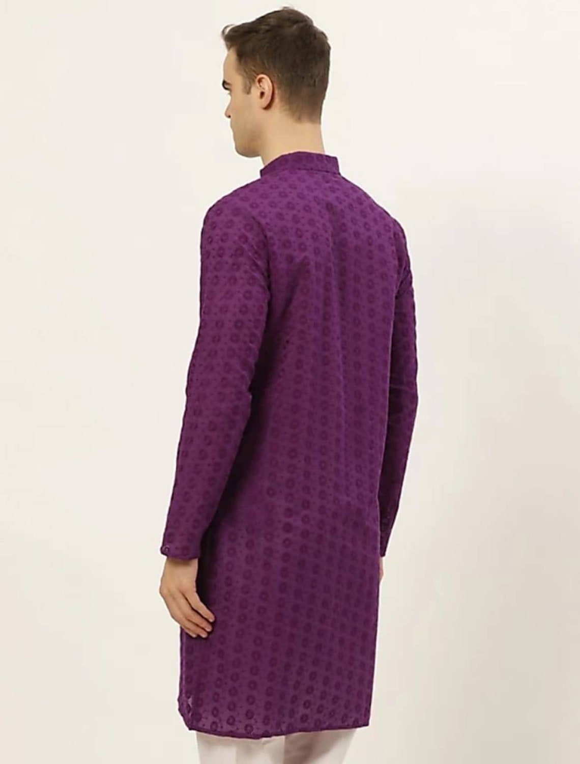 Mens Kurta Indian Kurta Chicken Kurta Mens Purple Colour - Etsy