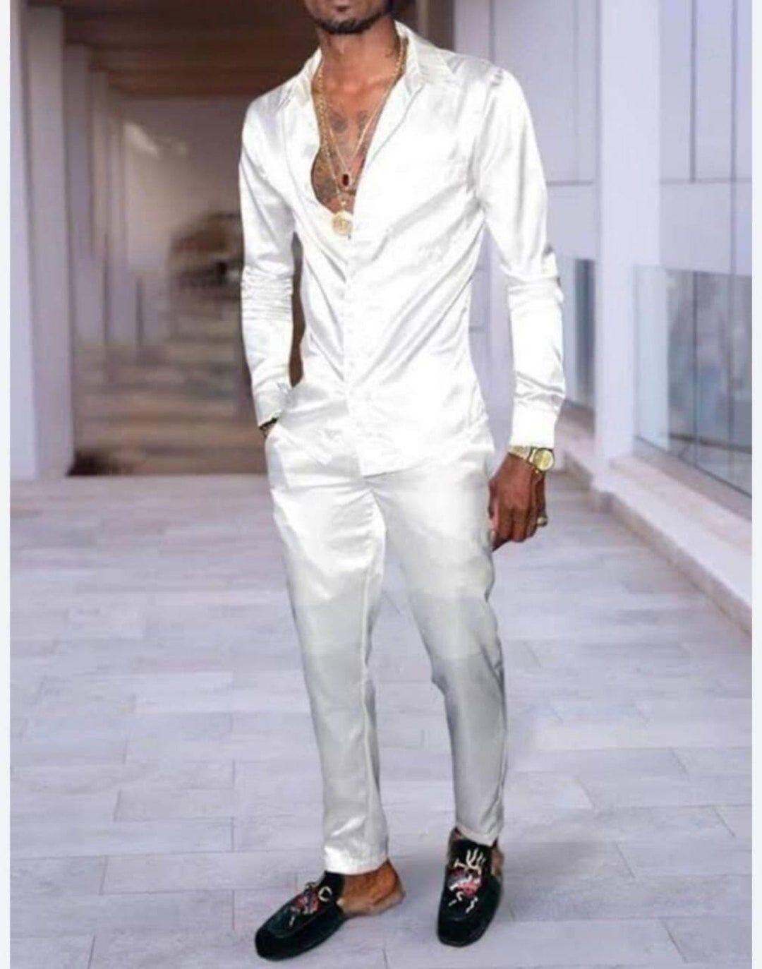 African Shart Pant African Mens Clothing, 2 Pes Pants Shirts, Casual ...