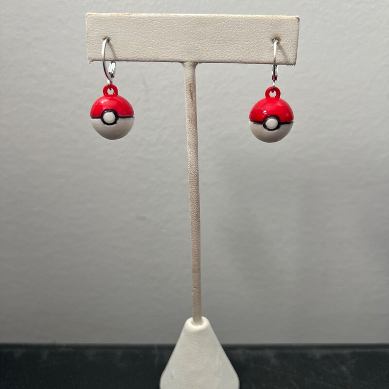 Pokeball Earrings - Etsy