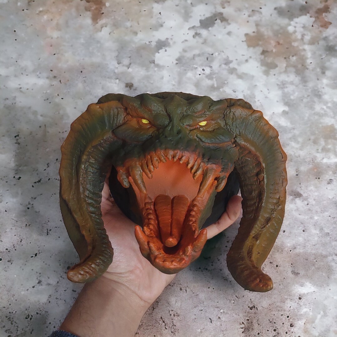 Balrog Head Sculpture: Lord of the Rings Decorative Candle Holder ...