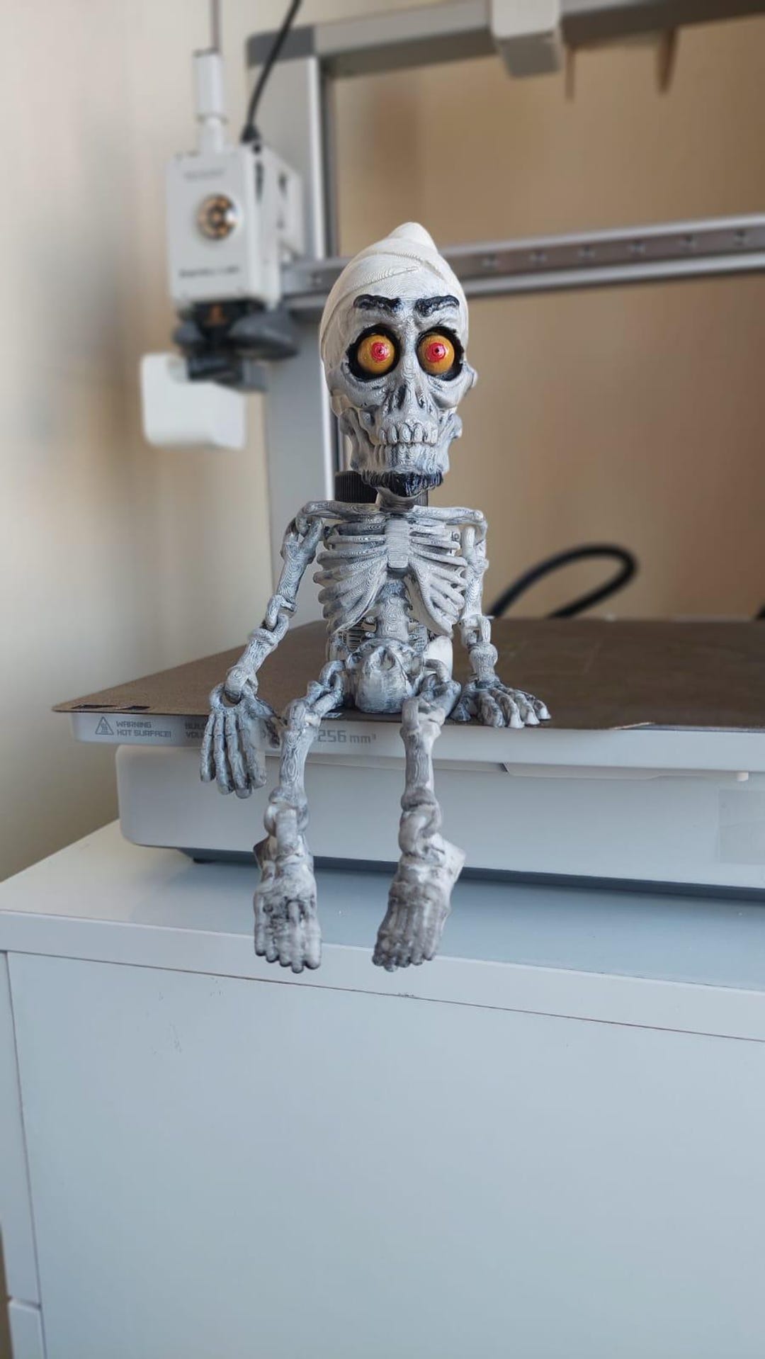 Achmed Inspired Skeleton Figure: Hand-painted Collectible Puppet - Etsy