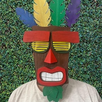 Aku Aku and Uka Uka, Tiki Mask, Crash Bandicoot - Etsy