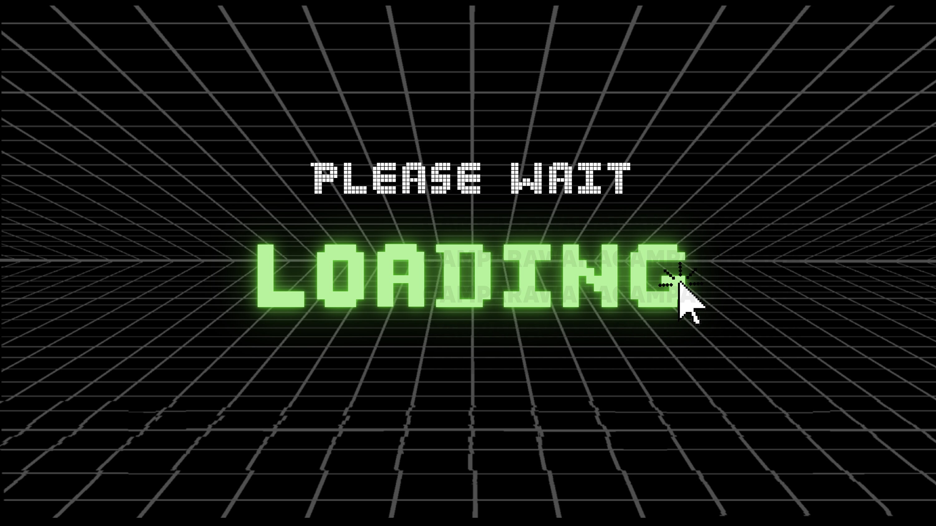 Retro Neon Glitch ANIMATED Starting Screens for Twitch - Starting Soon ...