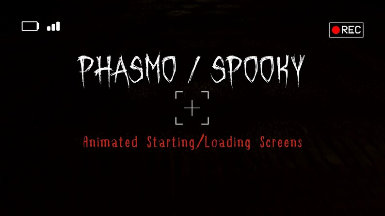 ANIMATED Phasmophobia Scary Horror Screens for Twitch Starting Soon ...