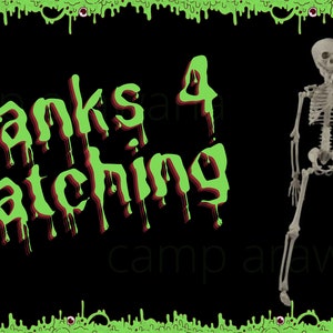 ANIMATED Slimy Skeleton Horror Screens for Twitch - Starting Soon, Brb ...